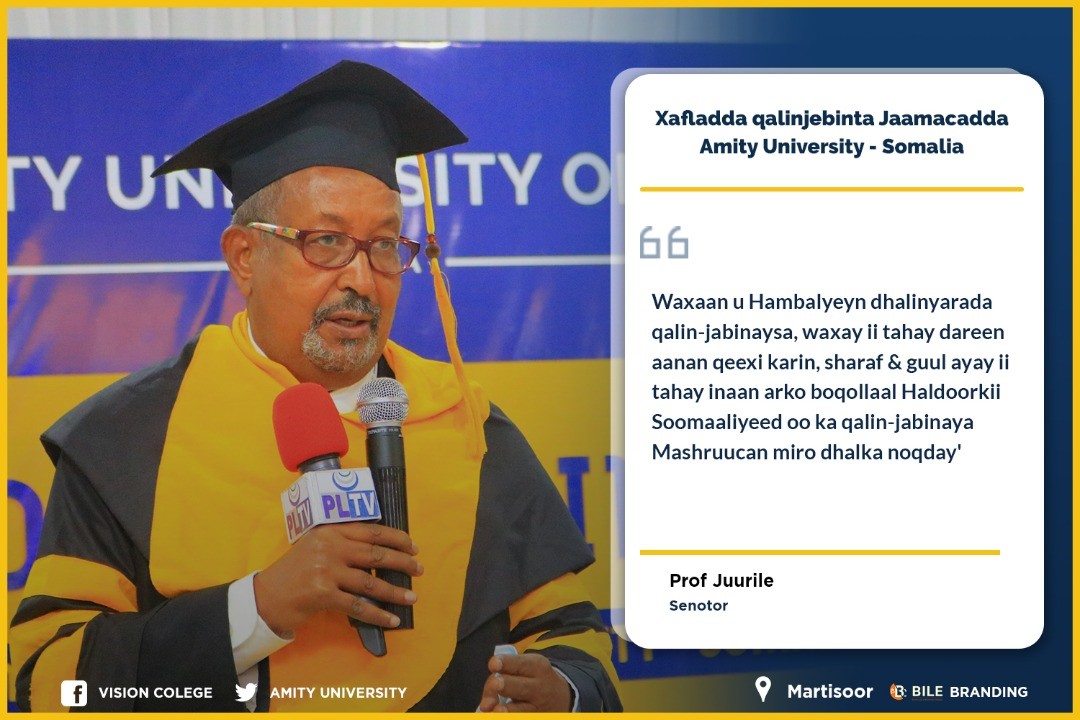 Garowe- A Fruitful Partnership: Somali Students Graduate from Amity ...
